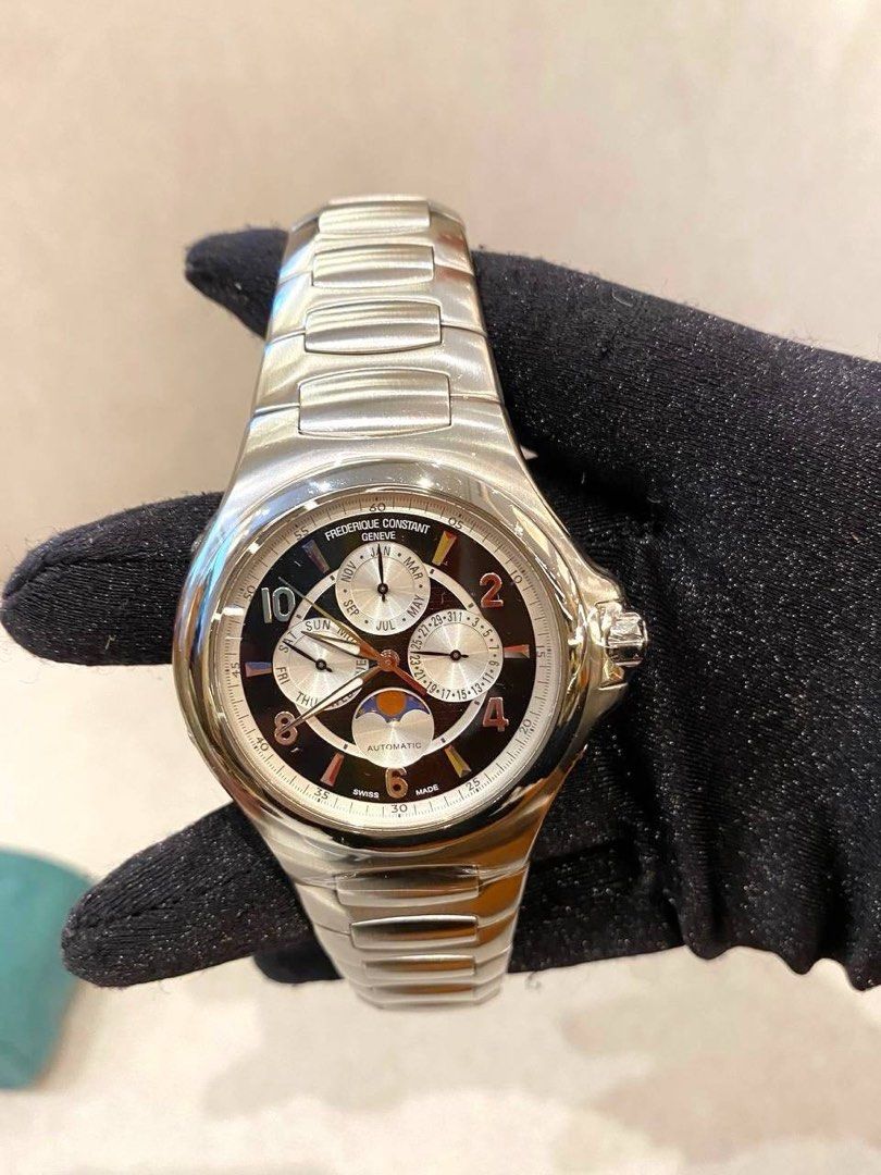 FREDERIQUE CONSTANT HIGHLIFE PANDA DIAL REF FC-365 ANNUAL CALENDER MOON ...