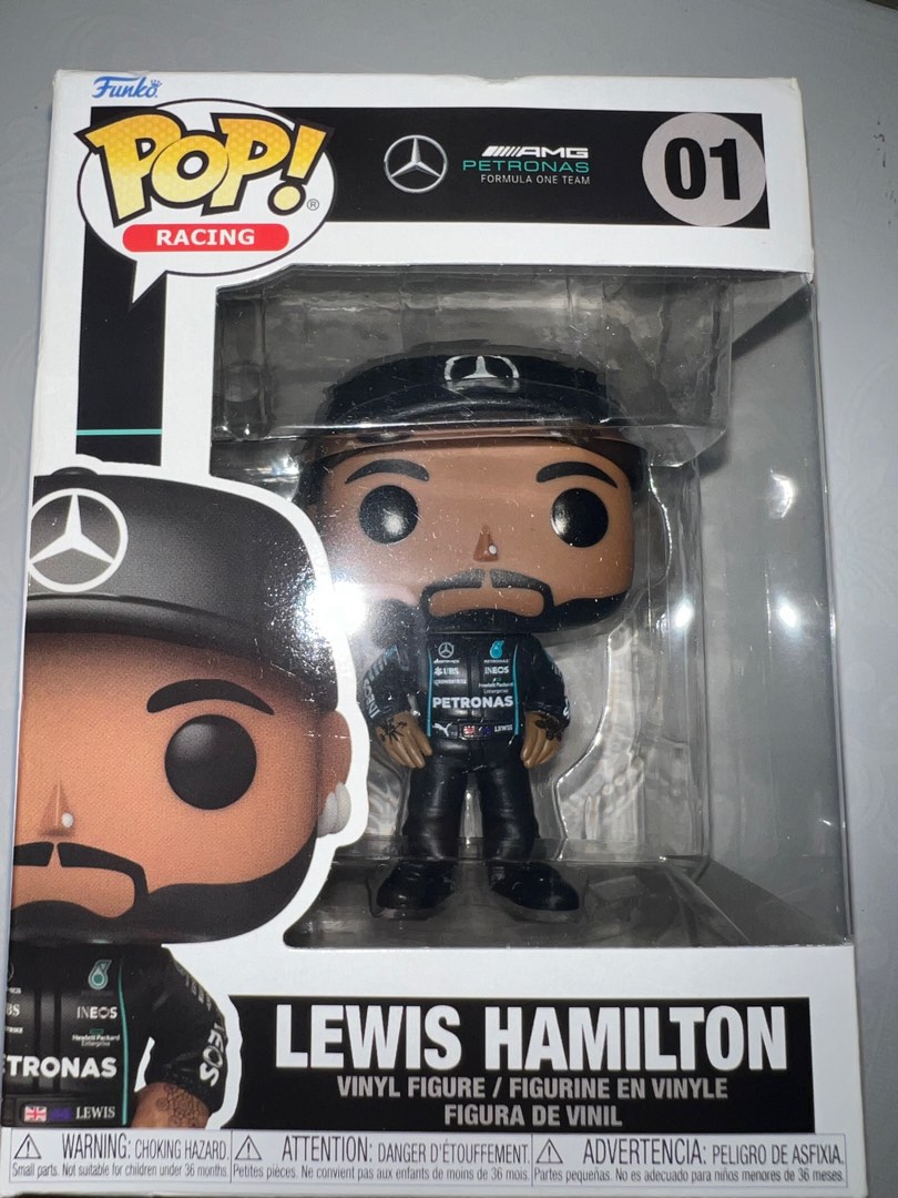 Funko Pop Mercedes Lewis Hamilton Figure, Hobbies & Toys, Toys & Games ...