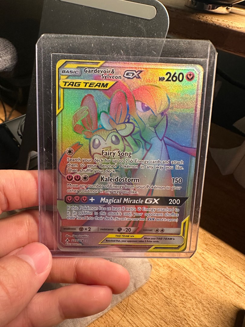 Gardevoir & Sylveon GX Tag Team Rainbow Rare, Hobbies & Toys, Toys ...
