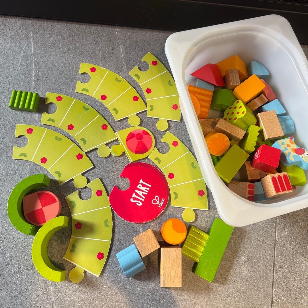 Hape Sunny Valley Play Blocks, Babies & Kids, Infant Playtime on Carousell