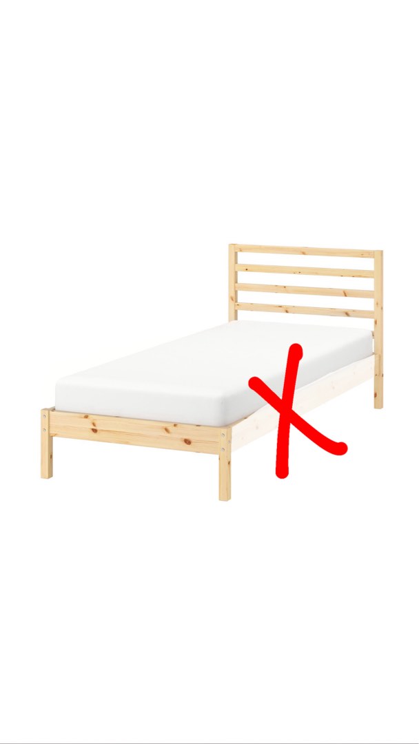 IKEA Tarva Single bed PARTS ONLY, Furniture & Home Living, Furniture ...