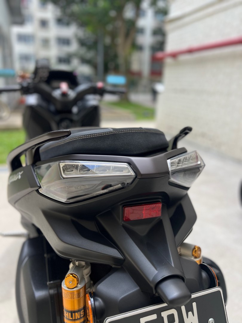 XMAX V2/V3 Albino Tail light Clear Lenses, Motorcycles, Motorcycle ...