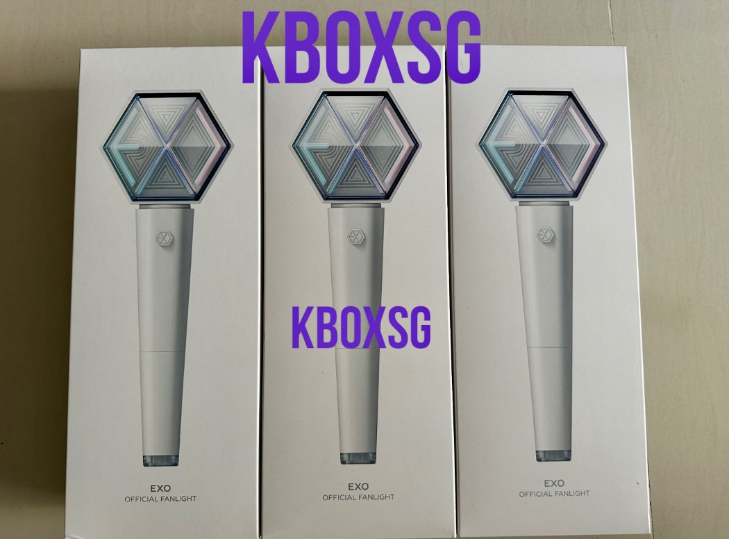 SG INSTOCK (latest version) EXO lightstick version 3/ EXO official ...