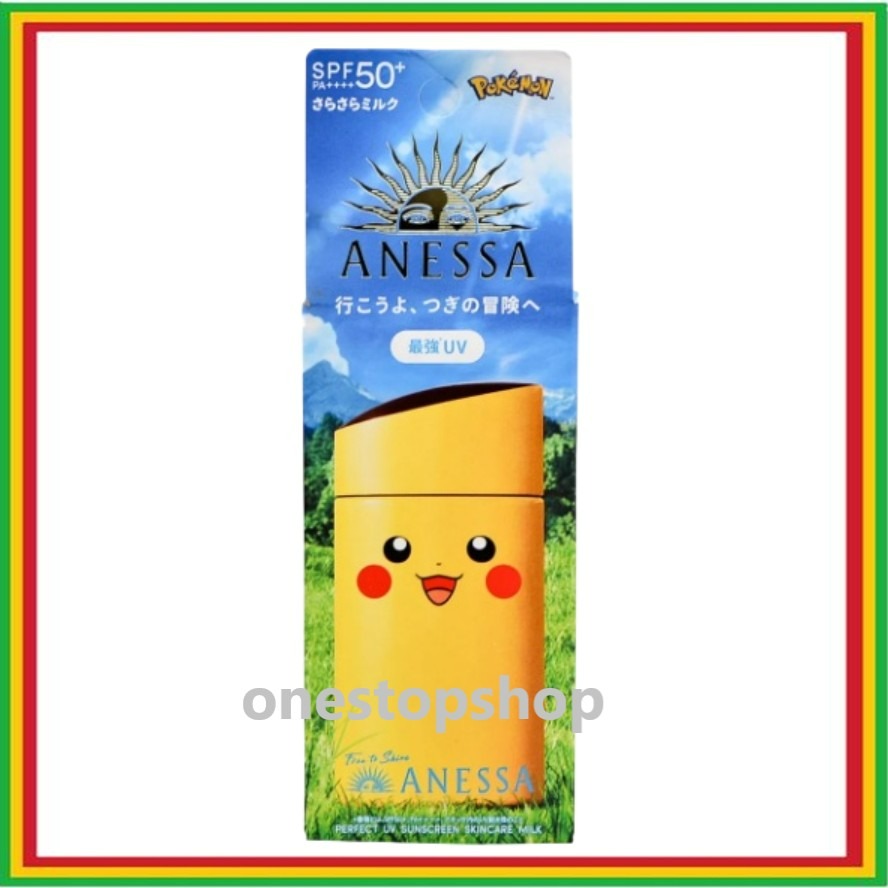 Shiseido Anessa Pokemon Perfect UV Sunscreen Skincare Milk 60mL, Beauty ...