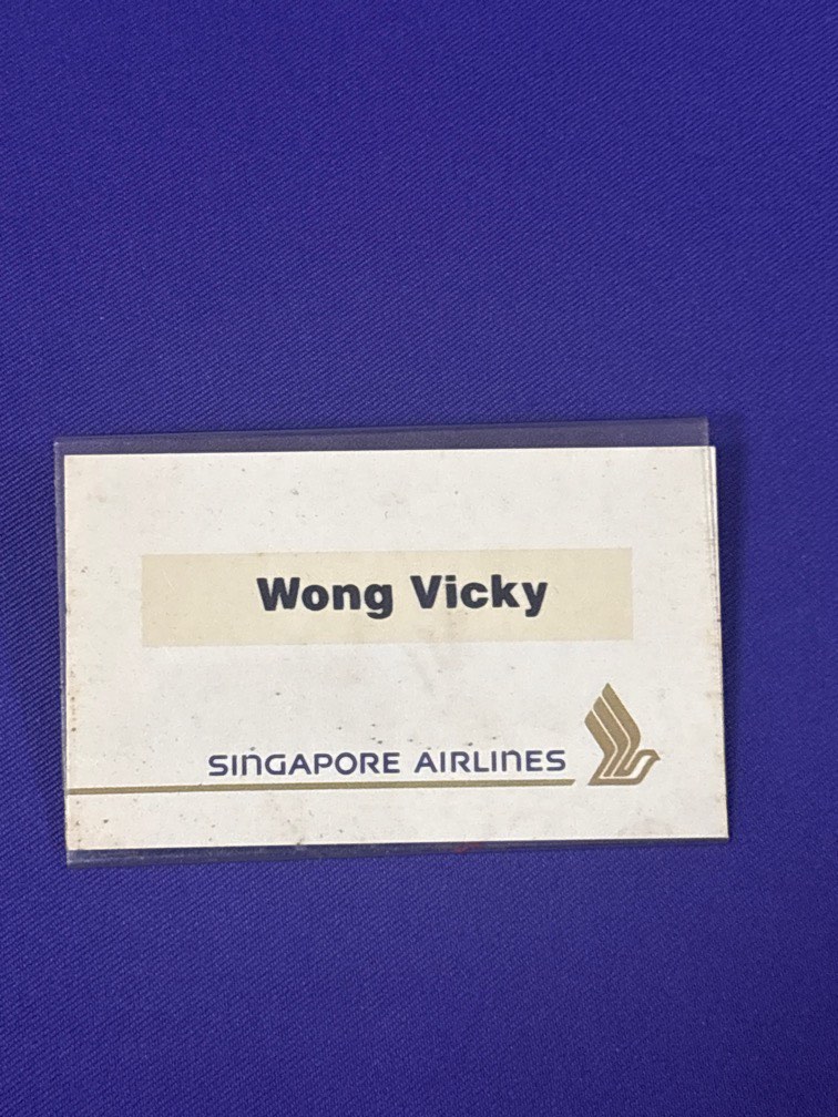 SIA Name Tag, Hobbies & Toys, Memorabilia & Collectibles, Vintage ...