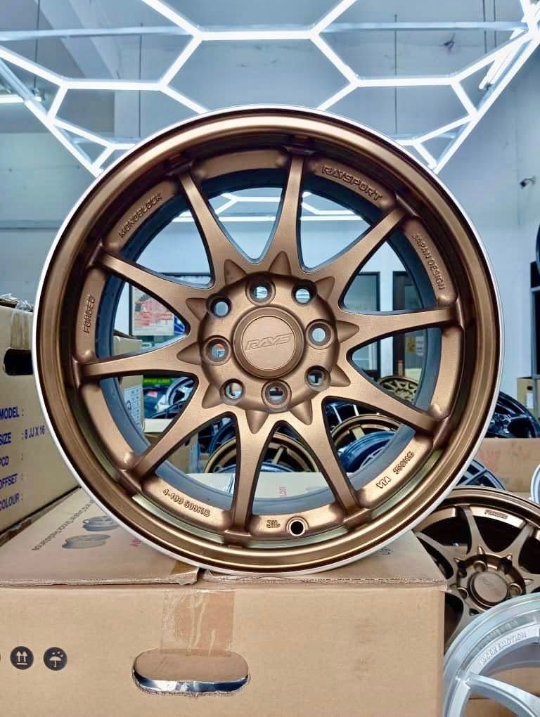 SPORT Rim CE28 15" MYVI BEZZA SAGA VIOS CITY JAZZ YARIS ALMERA IRIZ ...