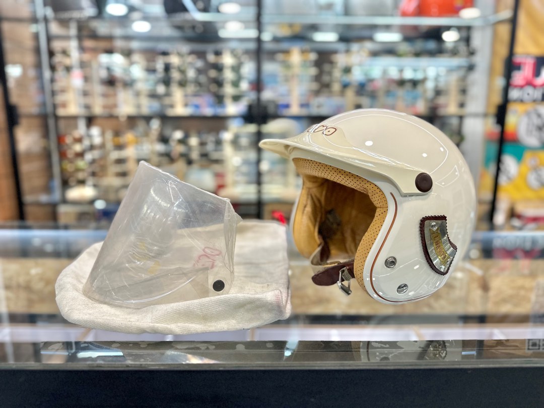 Super RARE Vtg Nava Superjet El Charro White L Helmet Ori Italy ...