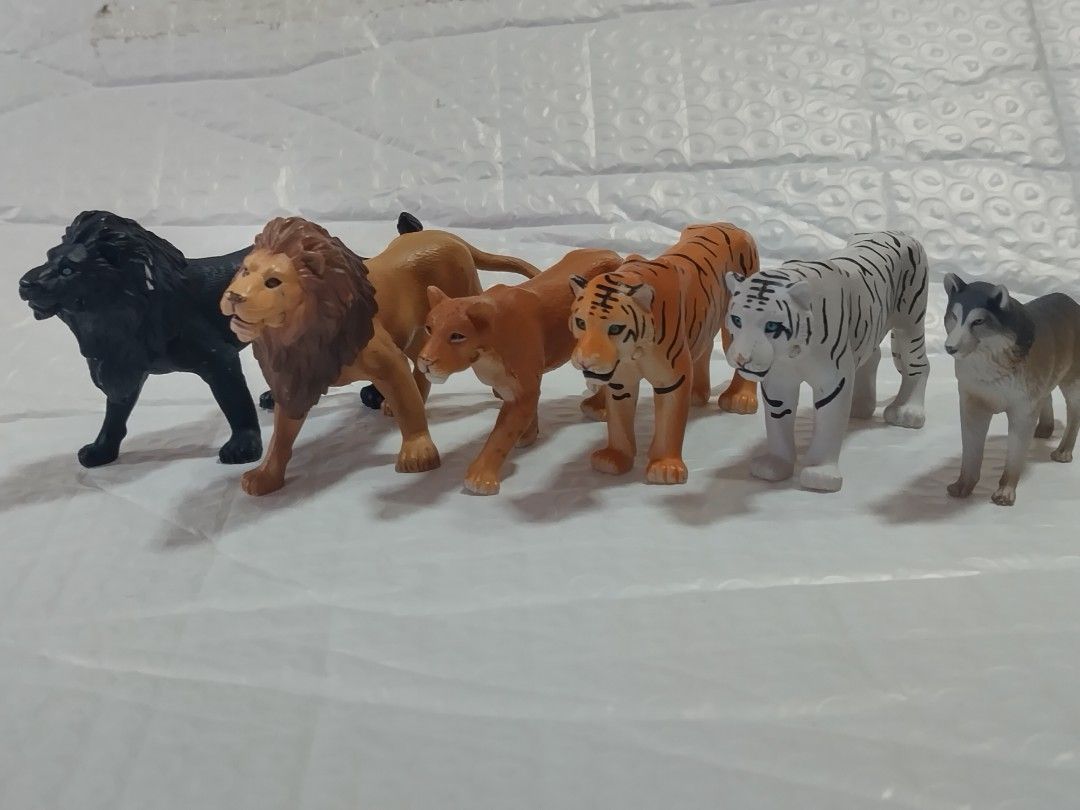 Takara Tomy - ANIA - Carnivorous Animal Lot - Black Lion, Lion, Lioness ...