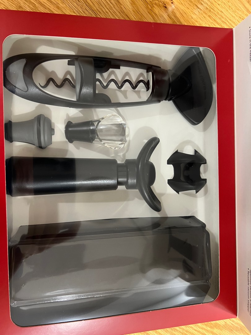 Vacu Vin Wine Set Original Plus, TV & Home Appliances, Kitchen Appliances, Wine Cellar & Storage ...