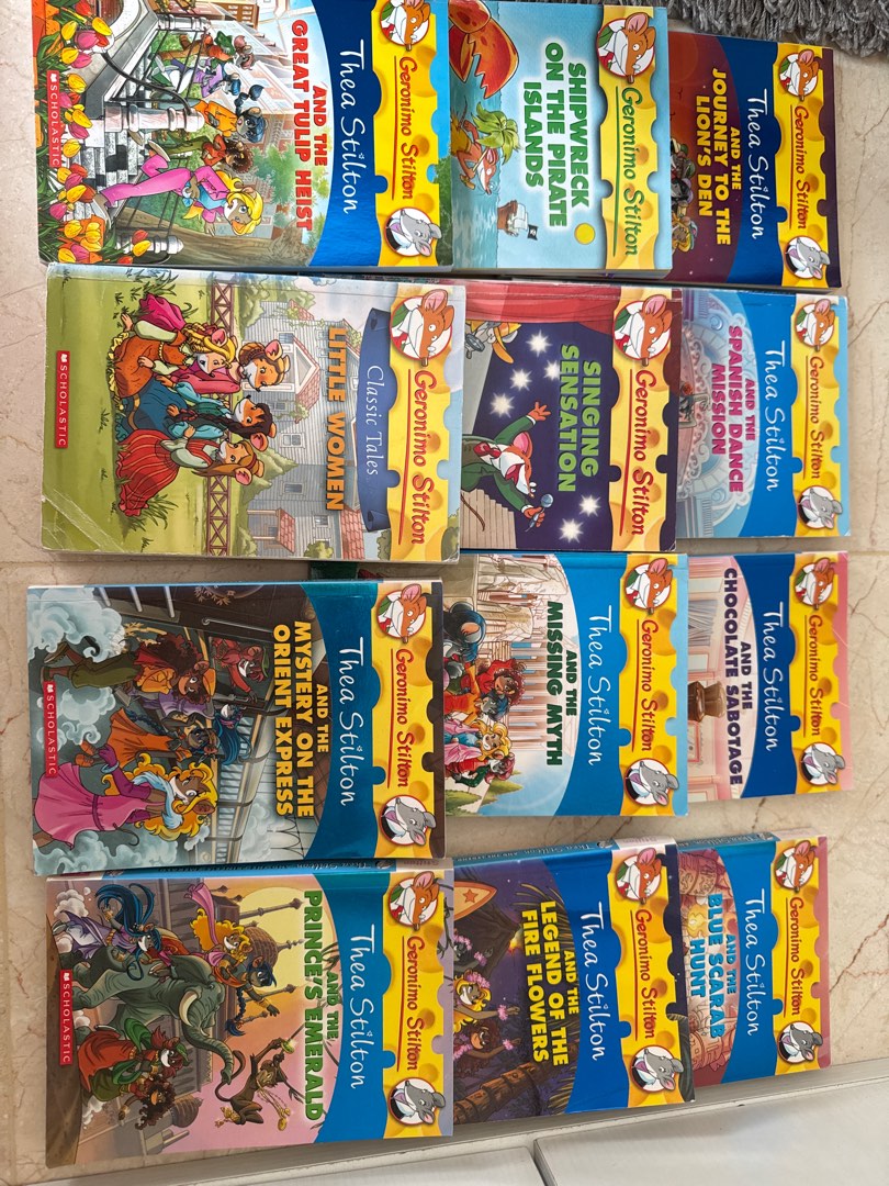 12 Thea Stilton and Geronimo Stilton Book Collection, Hobbies & Toys ...
