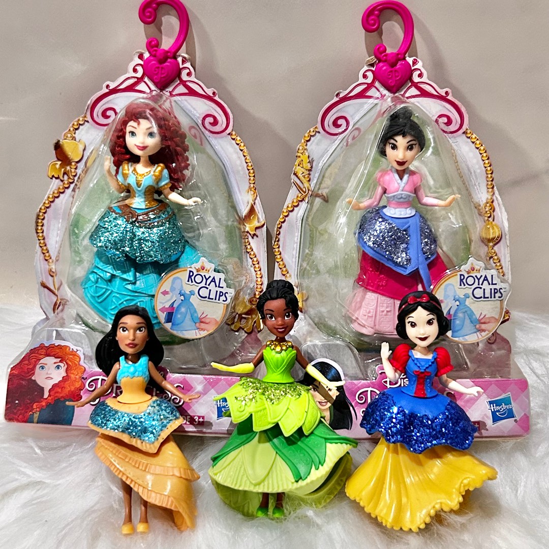 [1-For-$3/All-For-$10] Disney Princess 9cm Royal Clips Articulated ...