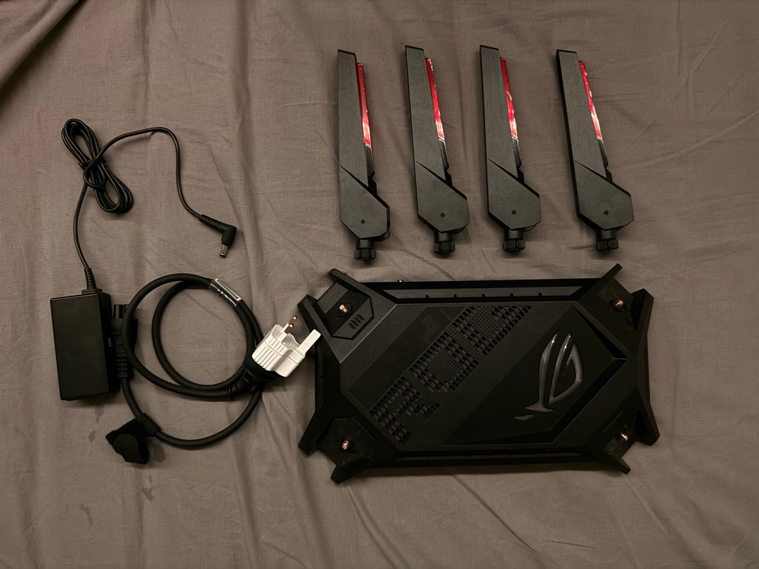 ASUS ROG Rapture GT-AX6000 Router, Computers & Tech, Parts ...