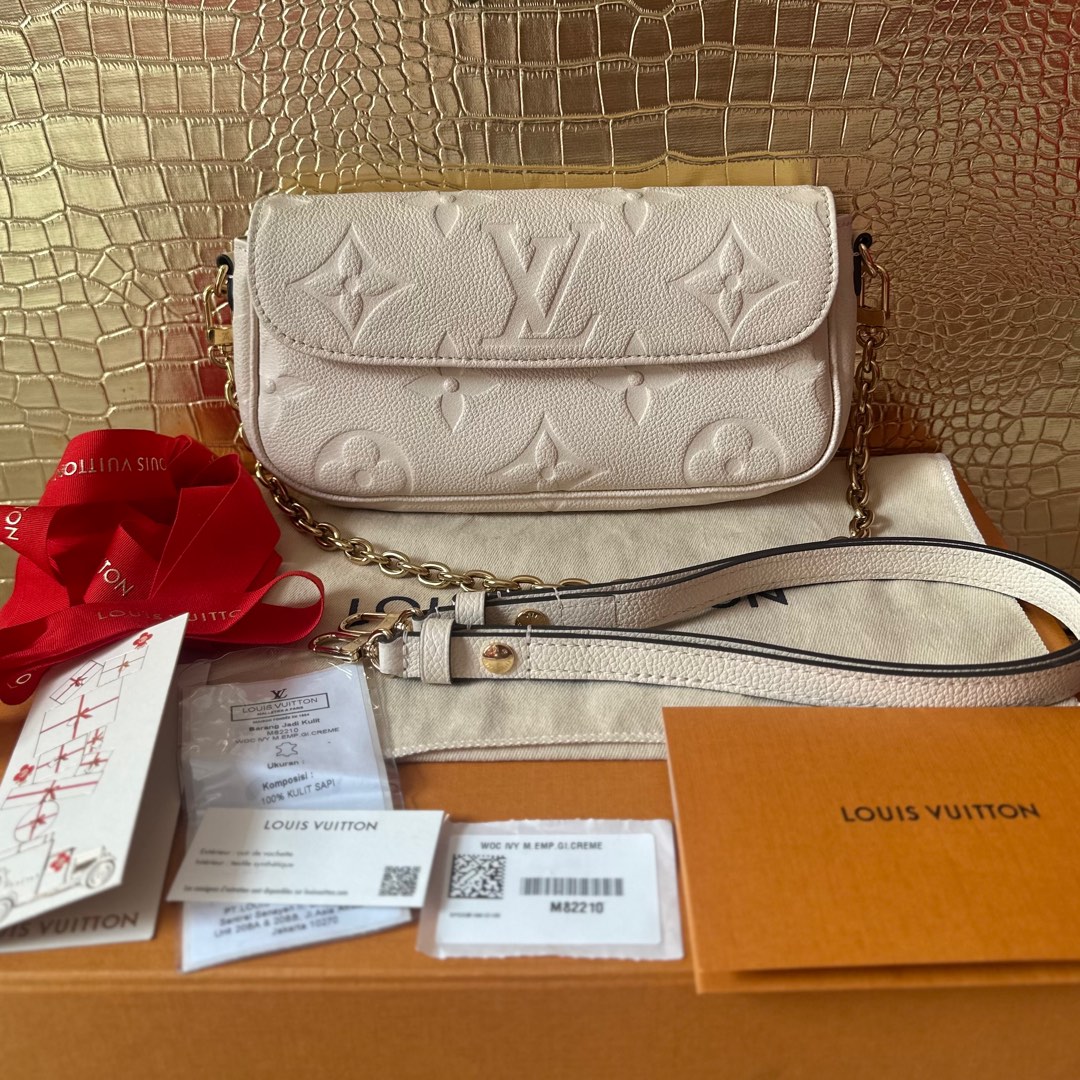 Authentic Louis Vuitton LV Ivy Woc FULLSET, Barang Mewah, Tas & Dompet ...