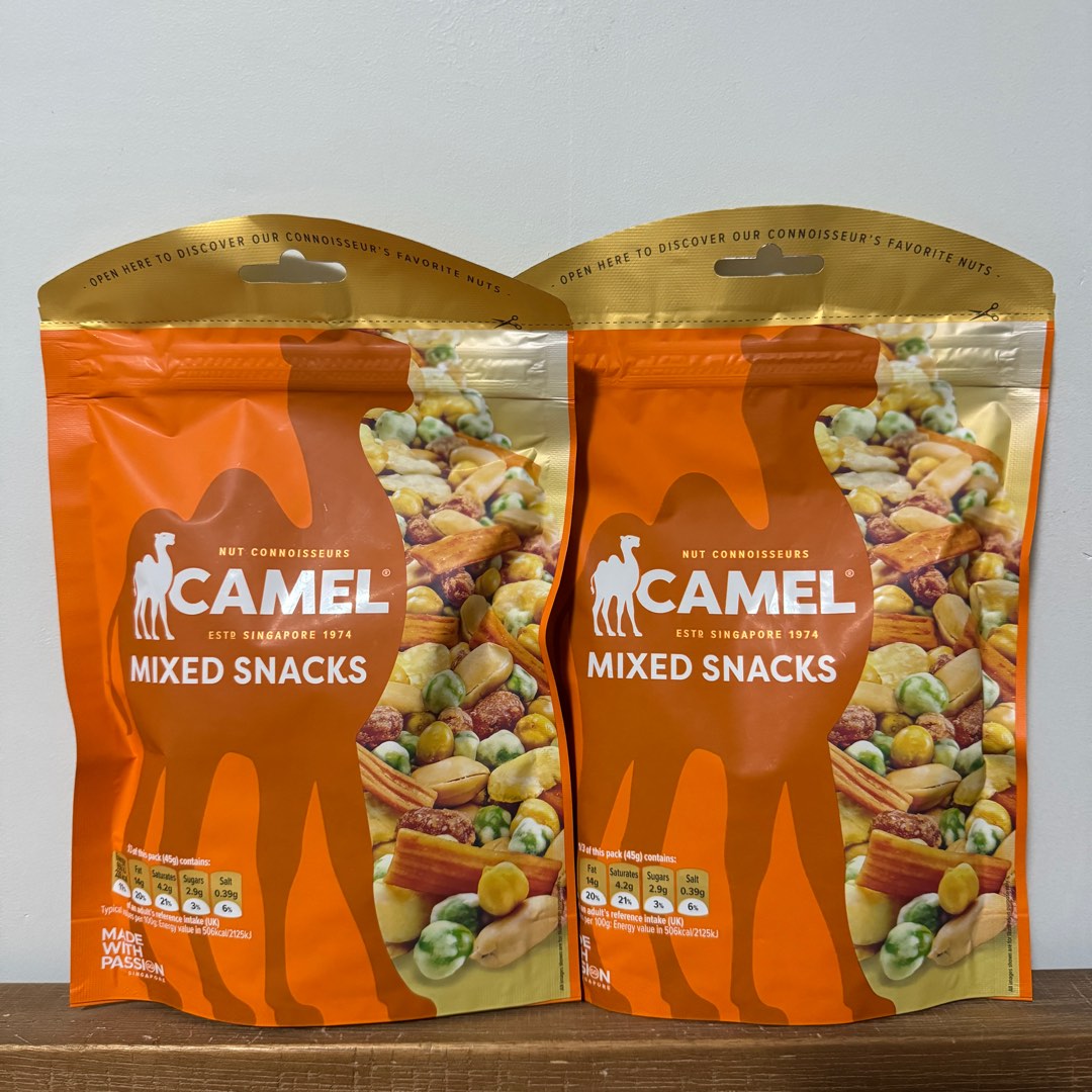 Camel mixed snacks nut 135g (2 packets) (peanut, broad bean, chickpea ...