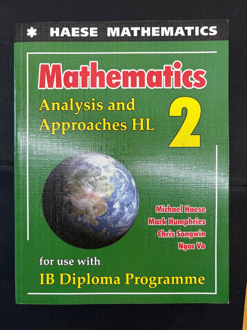 Haese Mathematics IB Diploma Programme Textbooks, Hobbies & Toys, Books ...