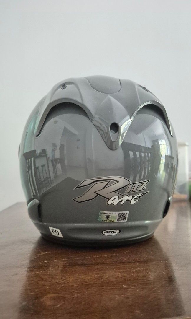 HELMET ARC GREY GEN 1 SIZE 60, Auto Accessories on Carousell
