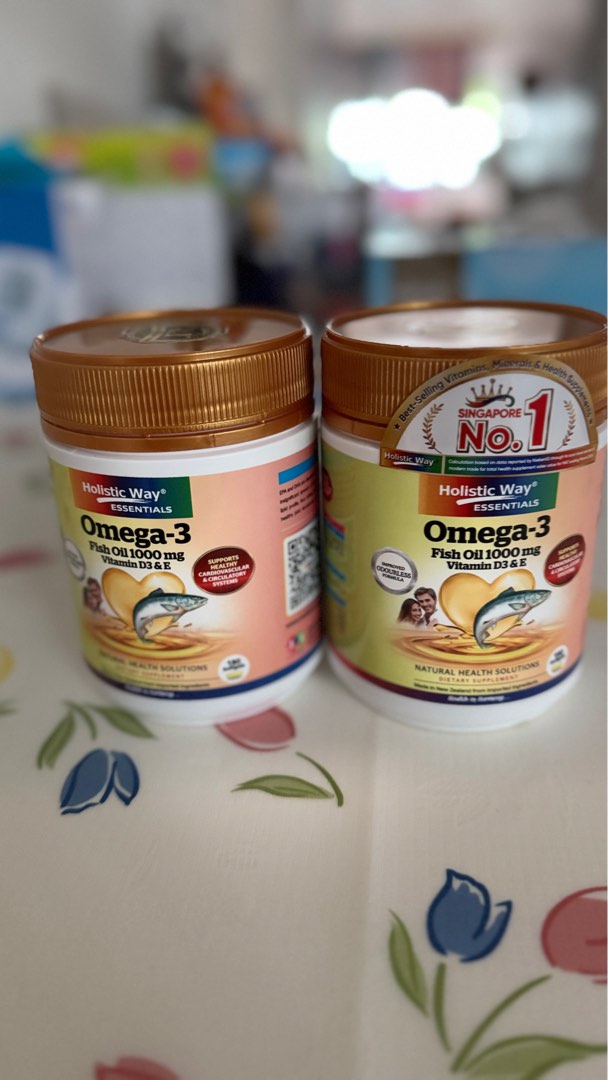 Holistic Way Omega-3 Fish Oil 1000mg (price for 2 and expired on Aug ...
