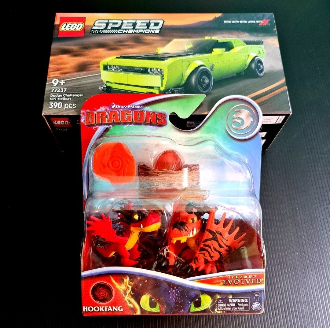 Lego Speed Champions 77237 Dodge Challenger SRT Hellcat Sports Car ...