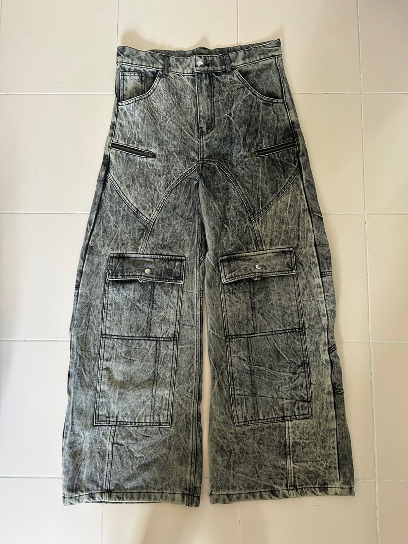 LONCHO FACTORY CAGE DENIM, Men's Fashion, Bottoms, Jeans on Carousell