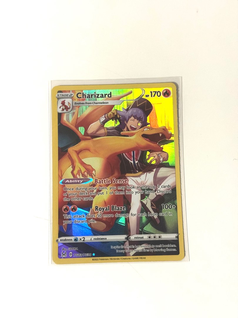 [LOST ORIGINS] Charizard TG03 Pokemon Card, Hobbies & Toys, Toys ...