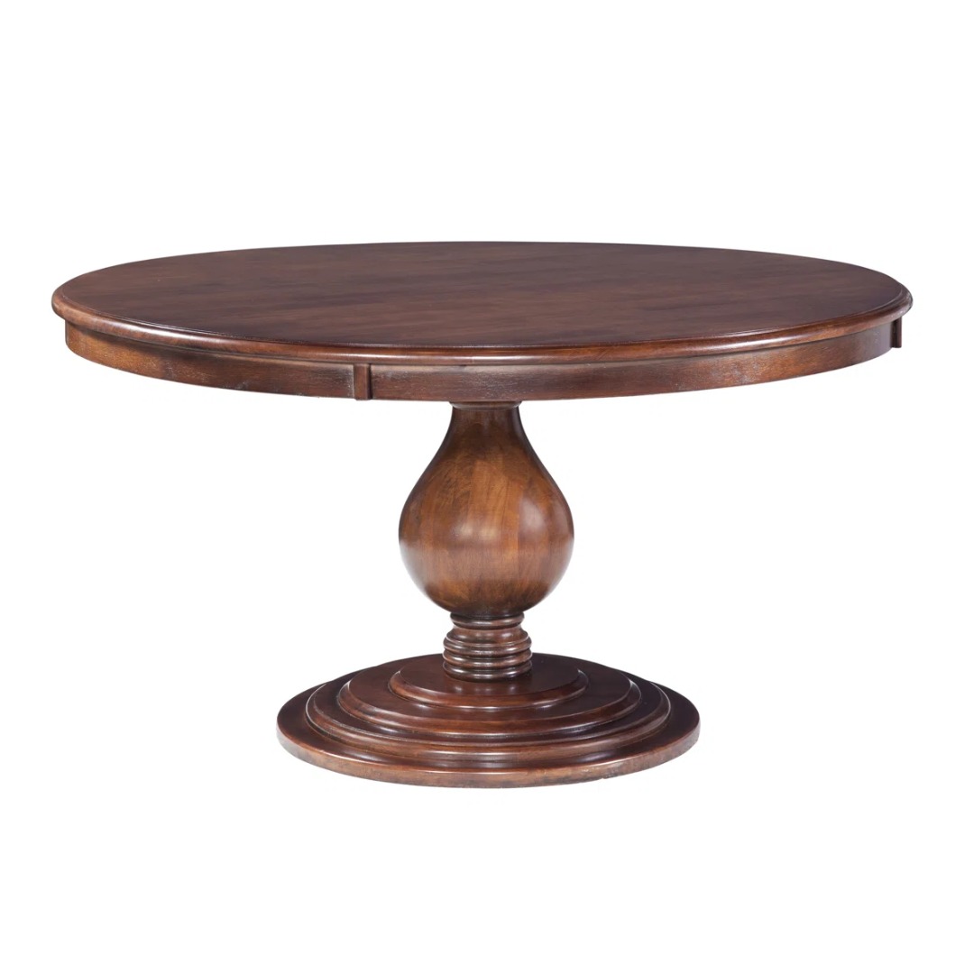 PALMER I Bespoke Round Dining Table I Solid Mahogany Dining Table ...