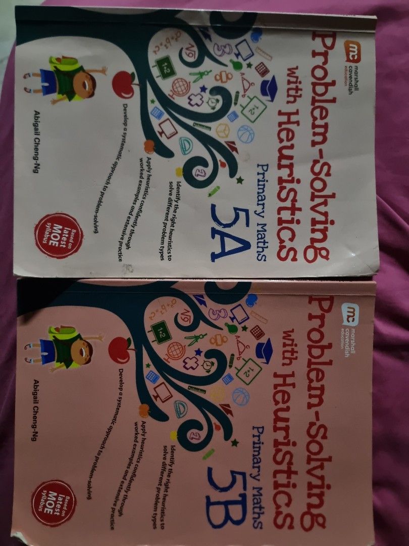 Problem-Solving with Heuristics Primary Maths 5A & 5B, Hobbies & Toys ...
