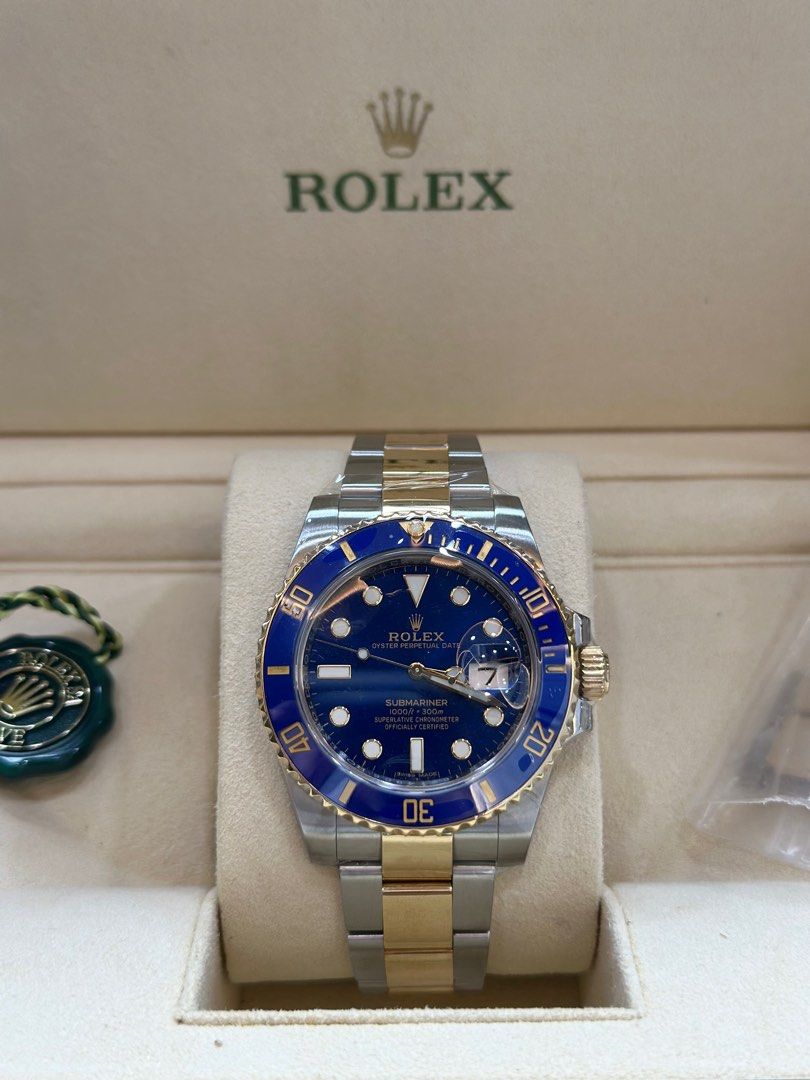 Rolex Submariner 116613LB Blue Dial, Luxury, Watches on Carousell