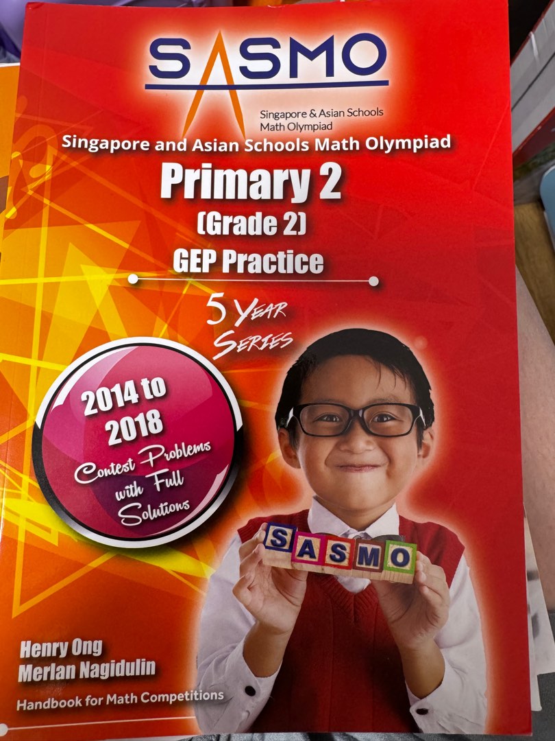 SASMO Primary 2 (Grade 2) Math Olympiad 5 years series, Hobbies & Toys, Books & Magazines ...
