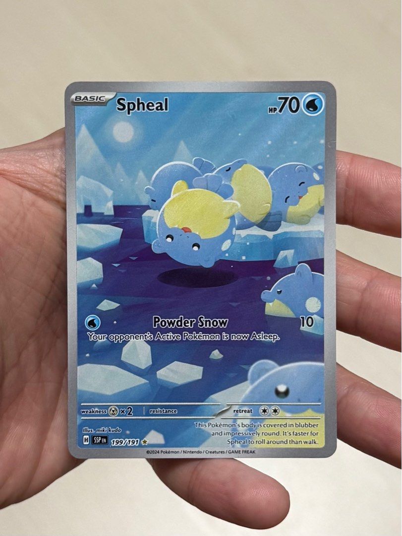 Spheal IR Surging Sparks Pokemon TCG 199/191 on Carousell