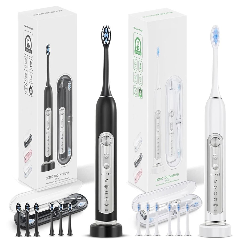 SUBORT S7 Super Sonic Electric Toothbrushes for Adult Kid Smart Timer ...