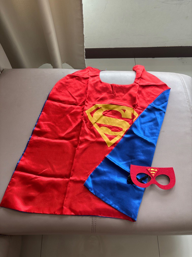 Superman cape and mask set, Babies & Kids, Babies & Kids Fashion on ...