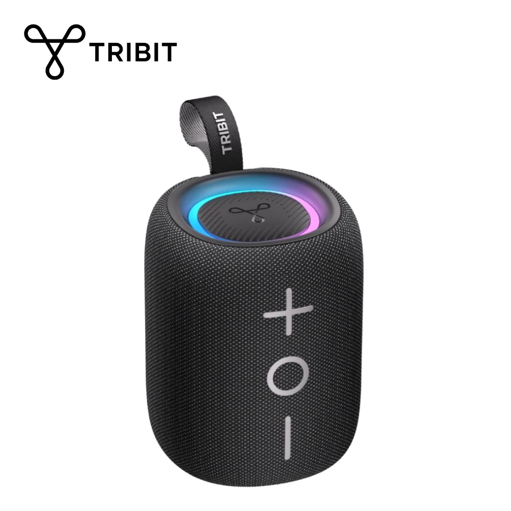 TRIBIT StormBox Mini Bluetooth Speaker, 12W 360° Sound With XBass, LEDs ...