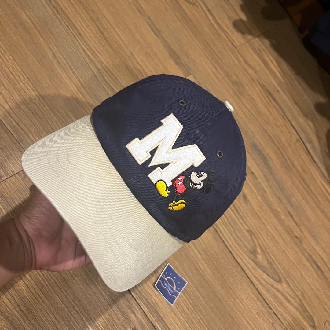 Vintage Caps Mickey Mouse Walt Disney World Embroidered, Fesyen Pria ...