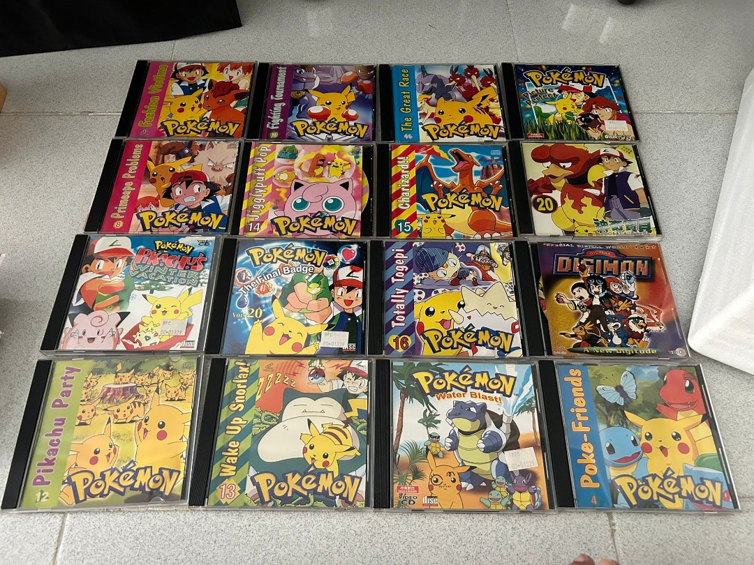 Vintage Pokemon VCD, Hobbies & Toys, Music & Media, CDs & DVDs on Carousell