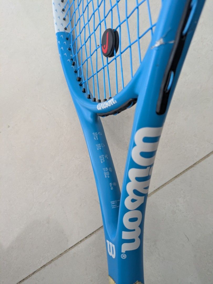 Wilson Ultra Tennis Racket - Blue, Sports Equipment, Sports & Games ...