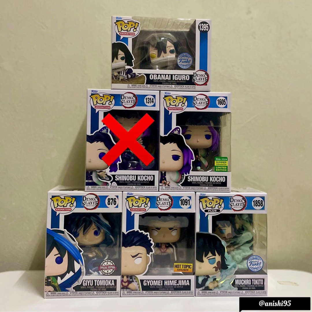 WTS - Funko Pop! Demon Slayer Hashira, Hobbies & Toys, Toys & Games on ...