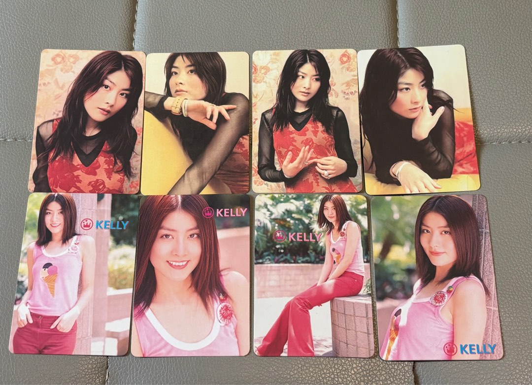 陳慧琳 Yes card 咭 卡 普通卡 閃咭 Kelly Chen $30一套四張, 興趣及遊戲, 收藏品及紀念品, 明星周邊 ...