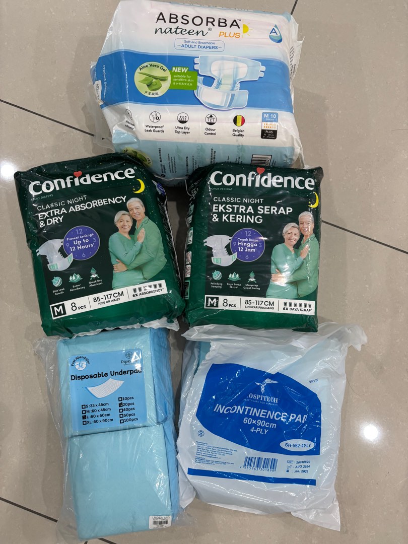 All for RM38 only!! Absorba nateen plus adult diaper confidence tape ...