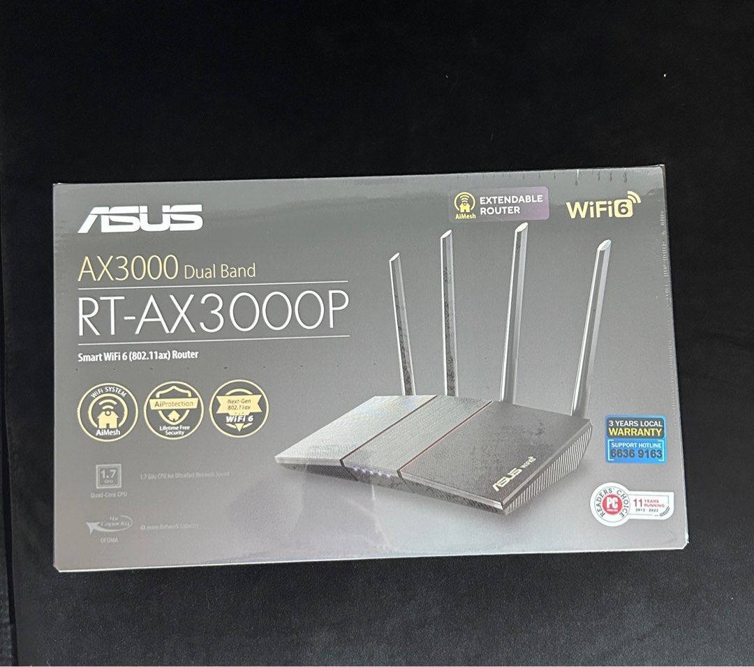 ASUS RT-AX3000P Dual Band WiFi 6 Router, Computers & Tech, Parts & Accessories, Networking on ...