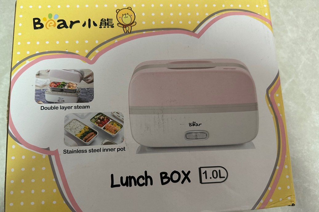 Bear Lunch box Electric Lunch Box 1.0L Electric Multi Pot/ Mini Rice ...