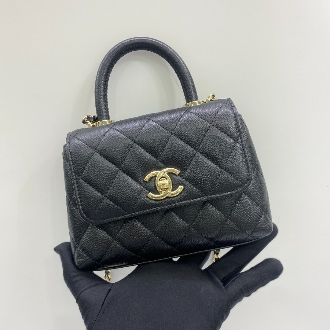 CHANEL AP4244 MATELASSE CAVIAR SKIN CLUTCH WITH CHAIN RFID 2WAY BAG ...