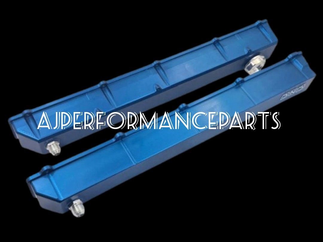 CNC INNOVATIONS BILLET ENGINE VALVE COVER SET ANODIZED BLUE NISSAN ...