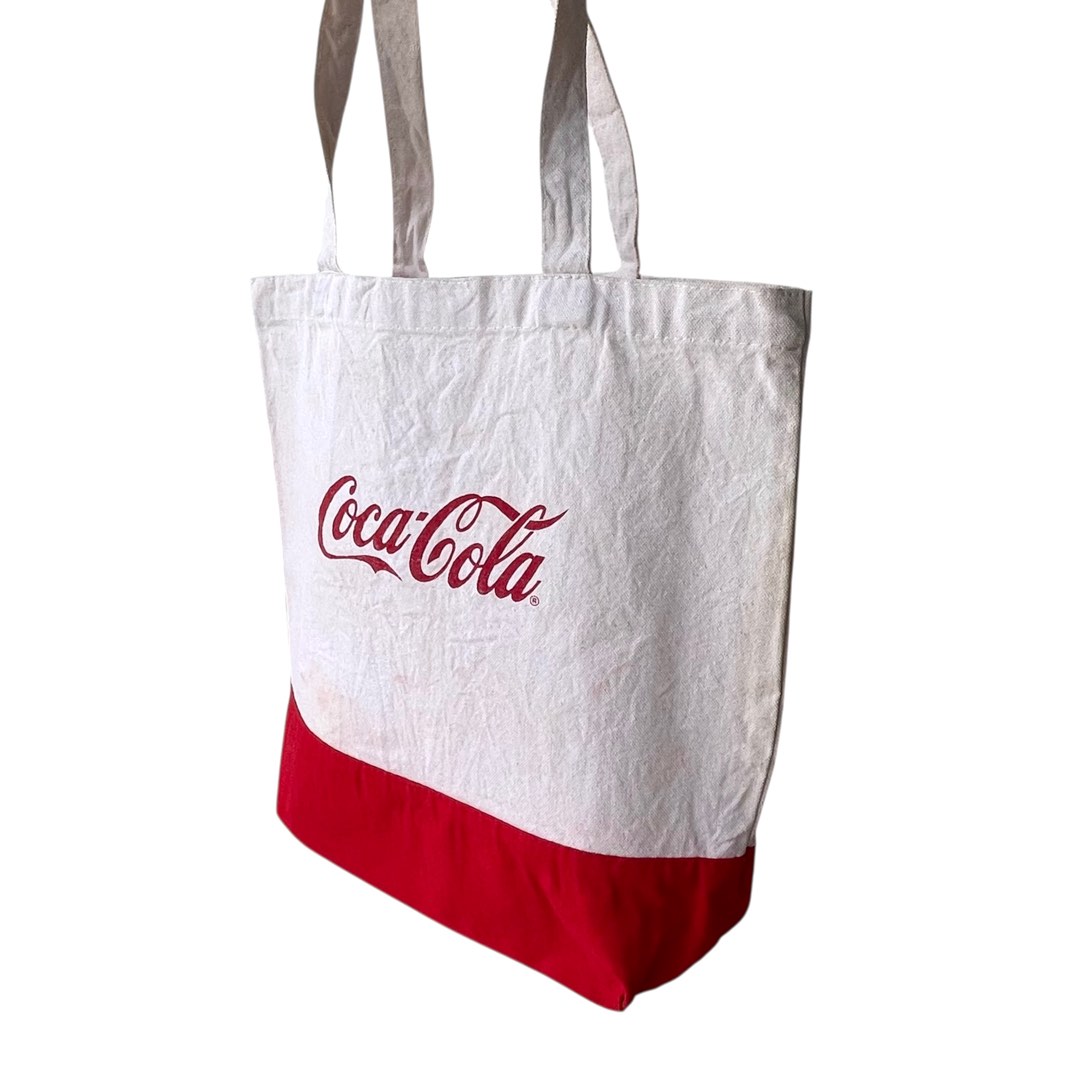 Coca-Cola Coke Canvas Tote Bag, Men's Fashion, Bags, Sling Bags on ...