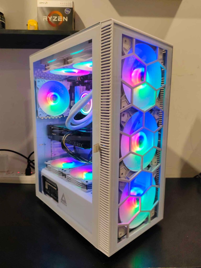Custom Gaming PC | AMD Ryzen 7 7700 | 8 Cores 16 Threads | DDR5 32GB ...