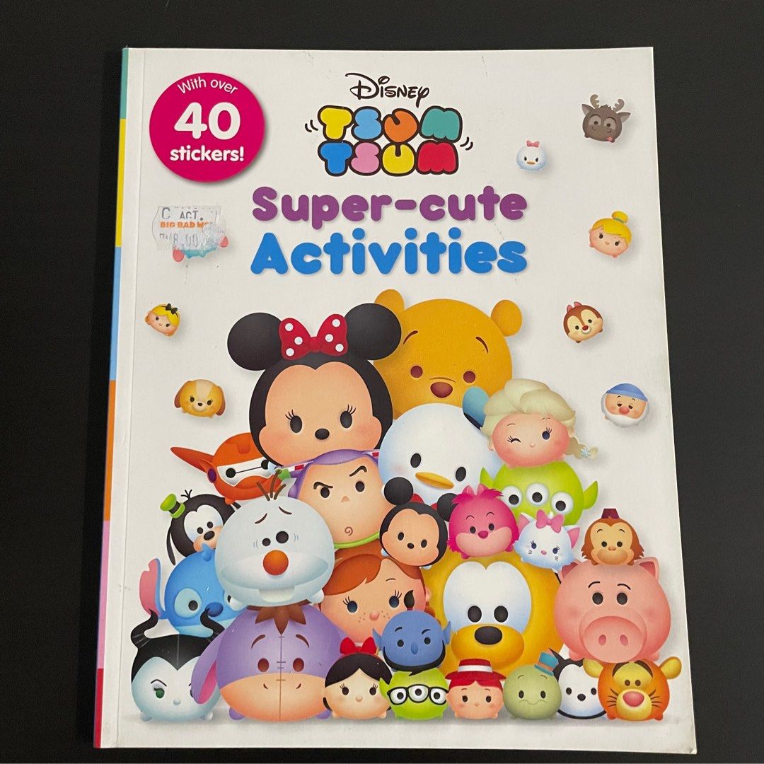 Disney Tsum Tsum Activity Book, Babies & Kids, Infant Playtime on Carousell