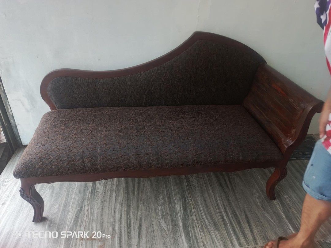 Elegant Narra 💯 Wood Sofa, Furniture & Home Living, Furniture, Sofas on ...
