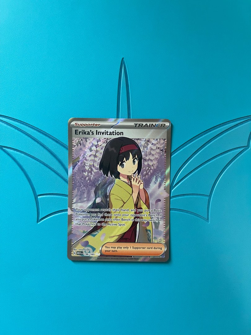 Erika trainer pokemon TCG English cards, Hobbies & Toys, Toys & Games ...