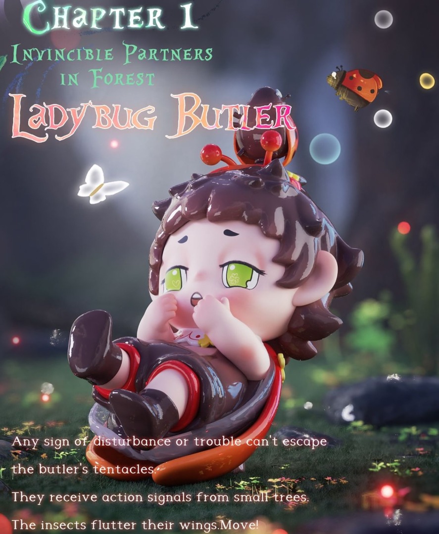 Faya Ladybug Butler - Dual-Forest and Half-Whisper Series Blind Box ...