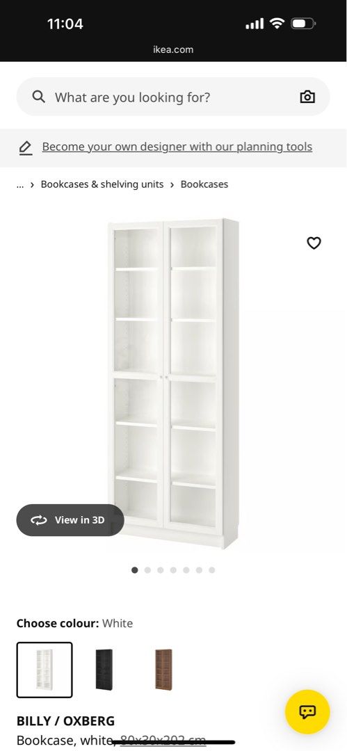 IKEA Billy Book Shelves (pick up in Melaka), Furniture & Home Living ...