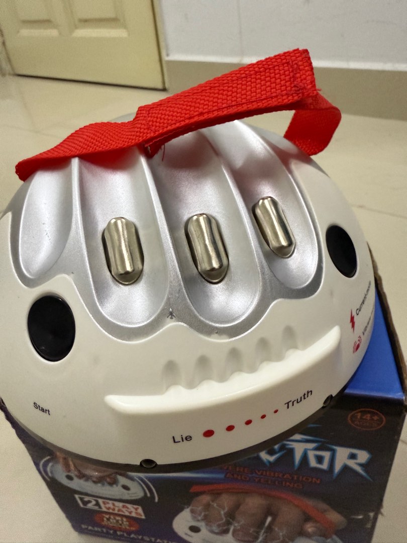 Lie Detector Running Man Polygraph Toys Adult Game Test Electric Shock ...